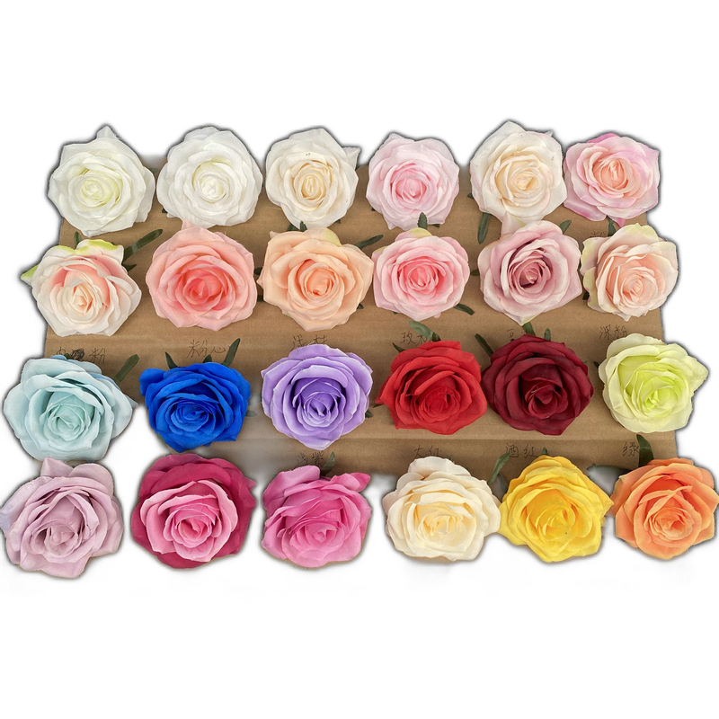 Simulation Rose DIY Fake Flower Silk Flower Wedding Breast Flower ...