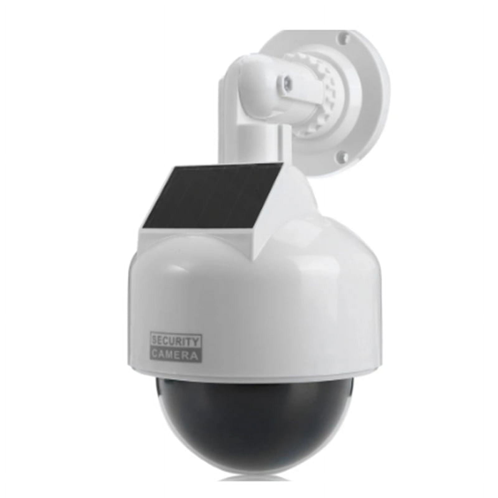 Simulation Security Camera with Flashing LED Light 360° Rotation Dummy ...