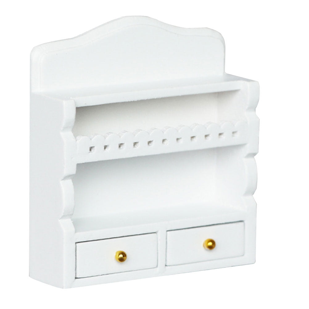 Simulation Shelf Wood Dollhouse Furniture Miniature Wooden Storage ...