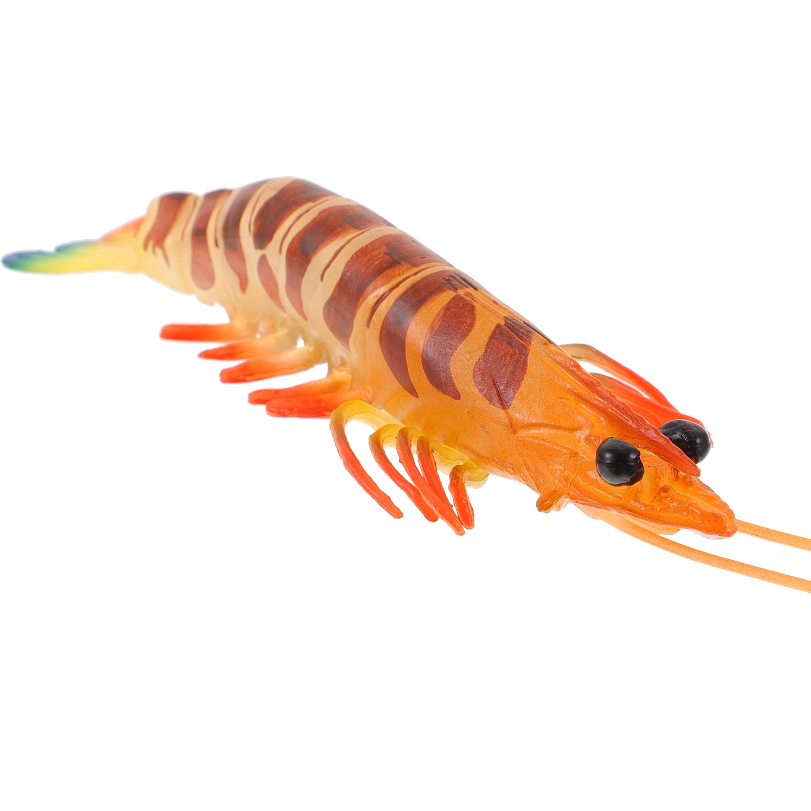 OHOIOLLA Fake Lifelike Shrimp Figures Plastic Marine Animal Figurines ...