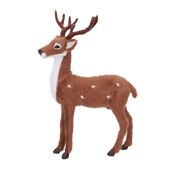 Simulation Sika Deer Figurine, Simulation Christmas Reindeer Figurine ...