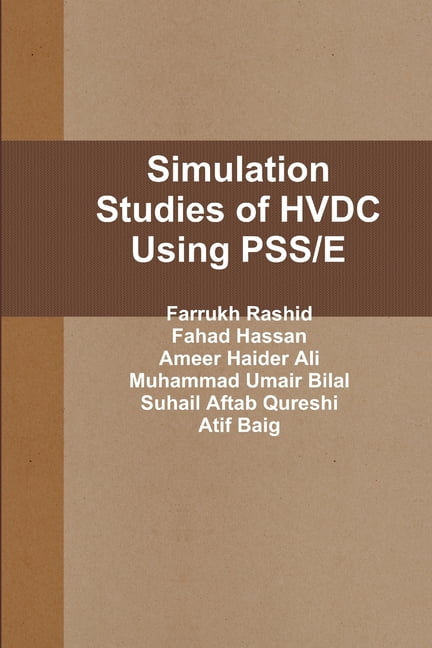 Simulation Studies of HVDC Using PSS/E, (Paperback) - Walmart.com