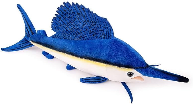 Simulation Swordfish Sailfish Stuffed Plush Toy- 18.5inch Lifelike ...