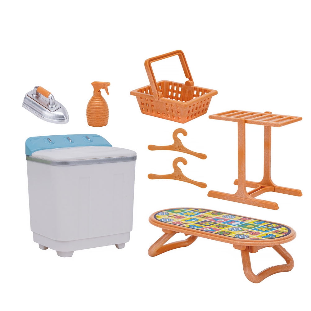 Simulation Toys Ornament Mini House Washing Machine Kids Toys Mini ...