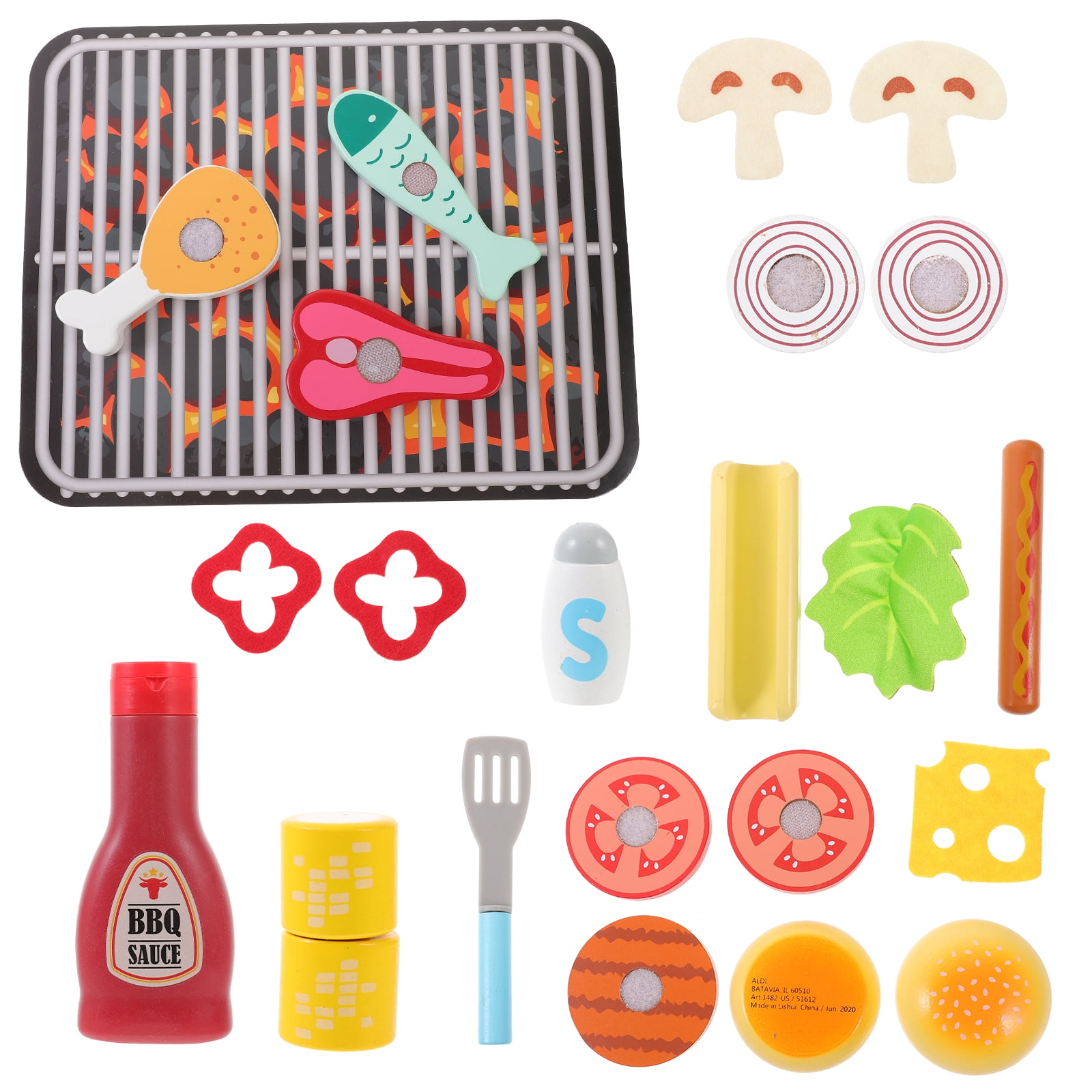 Simulation Toys Wooden Cooking Utensils Educational Playthings ...