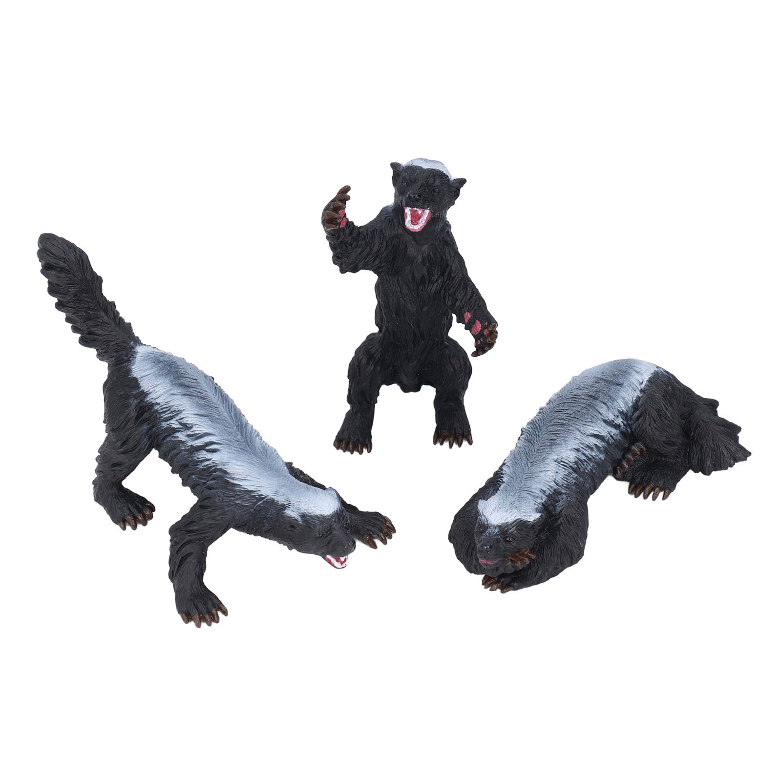 Simulation Wild Animal Figure Attacking Standing Prone Postures Ratel ...
