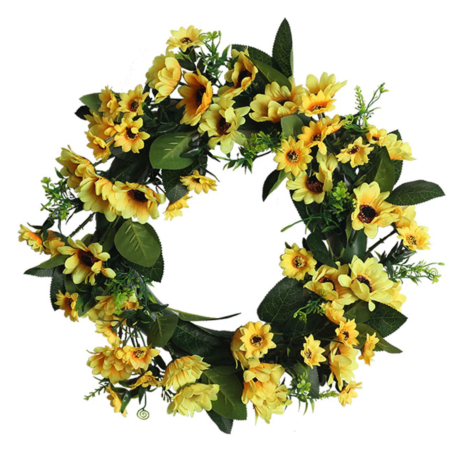 Simulation Wreath Nice Textures Bright Colors Rattan Handmade Wreath ...
