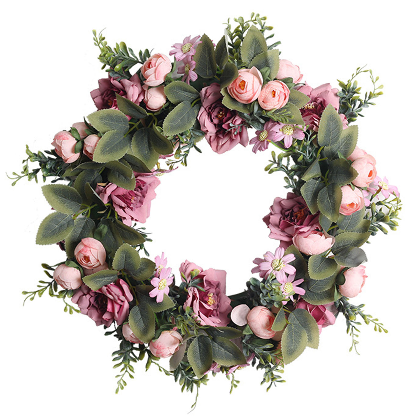 Simulation Wreath Nice Textures Bright Colors Rattan Handmade Wreath ...