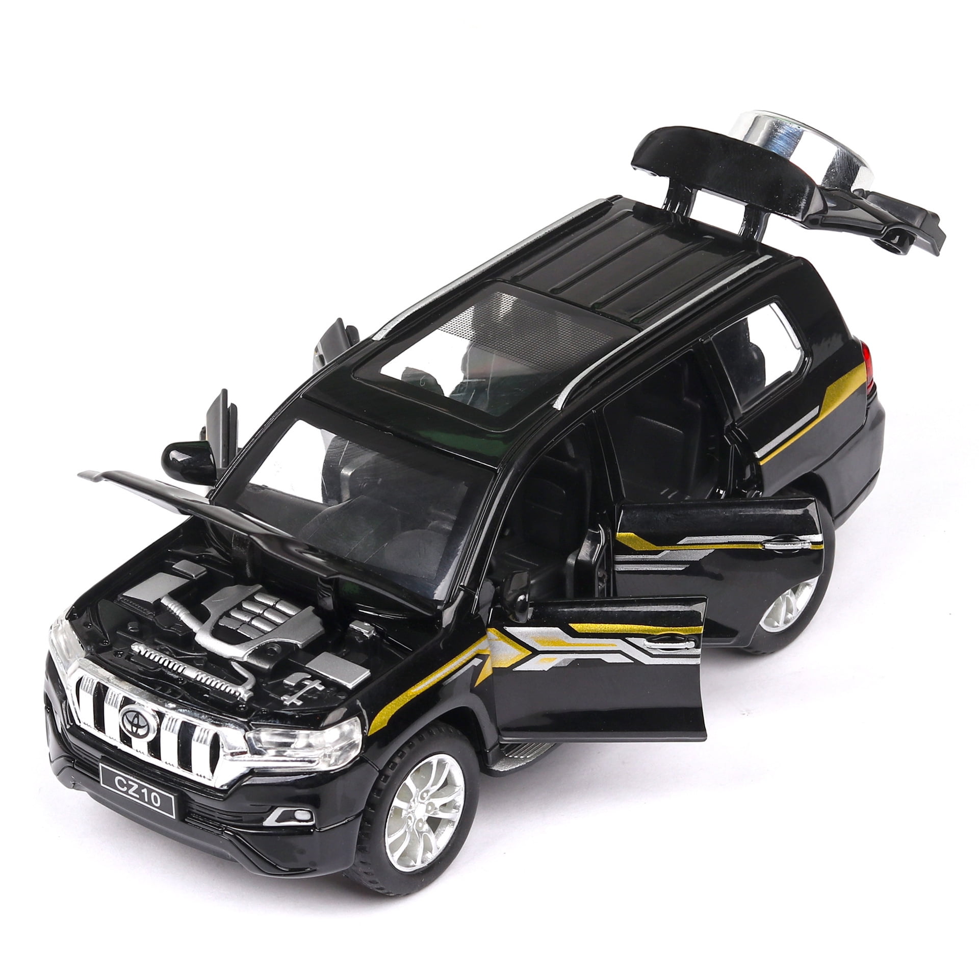 Simulation alloy car model 1:32 scale off-road vehicle sound and light ...
