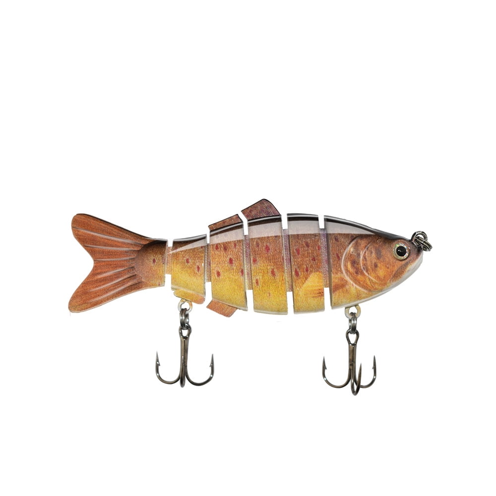 Simulation hard bait 10cm/17G multi-section Fish Road bait 6 bionic ...