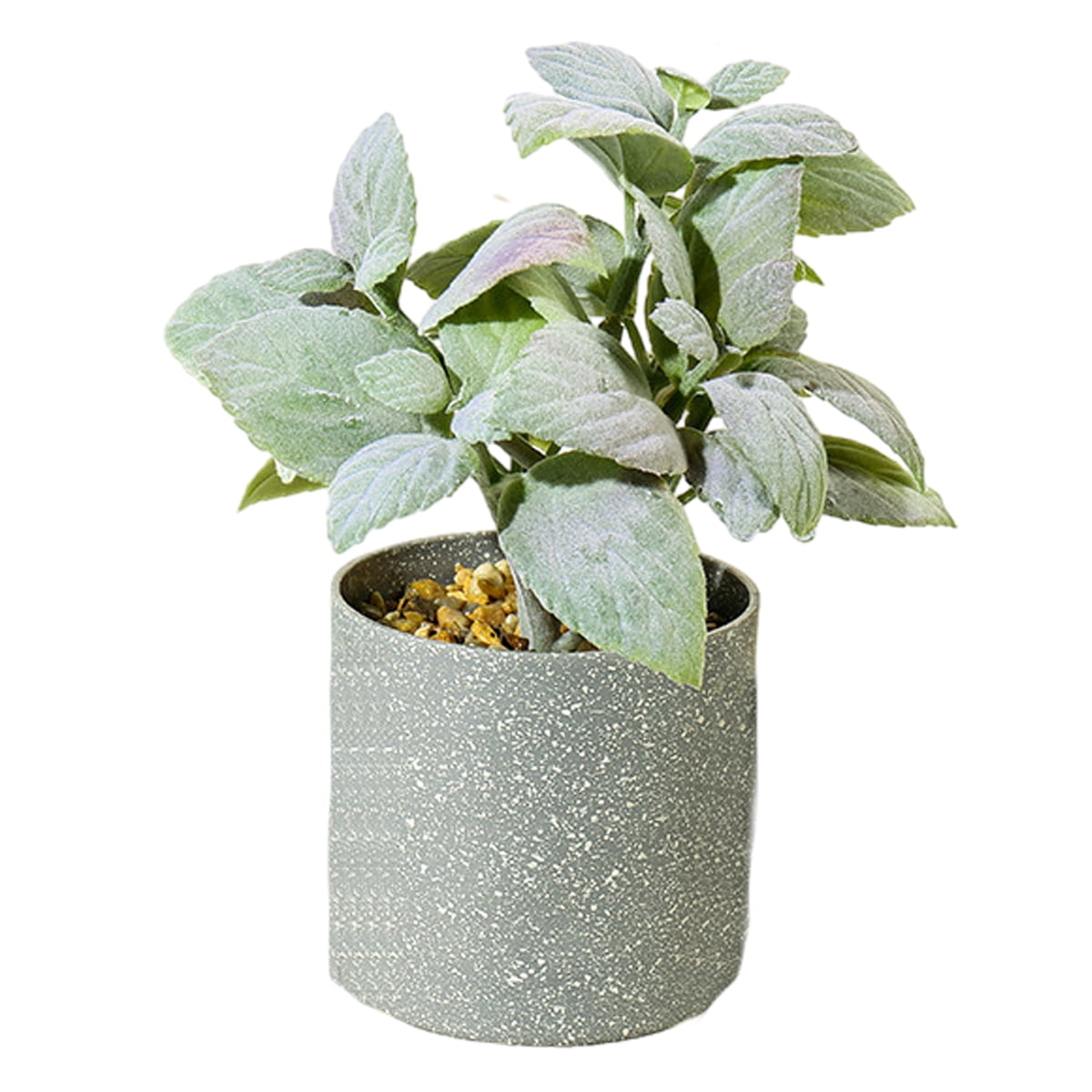 Simulation of succulent potted plants, triangular iron frame, melamine ...