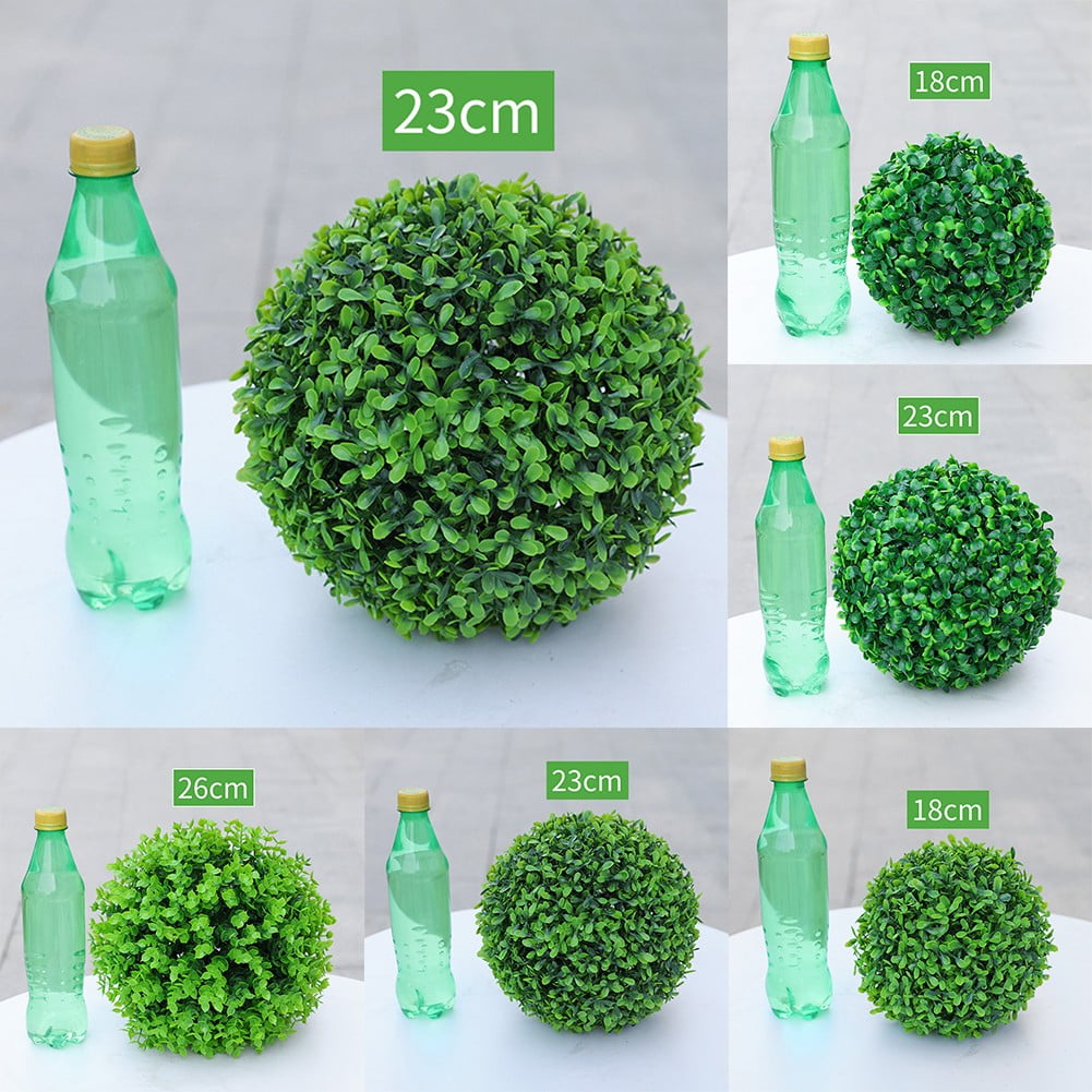 Simulation plastic grass balls are suitable for garden decoration ...