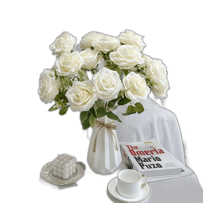 Simulation rose bouquet gemstone rose fake flower new wedding room ...