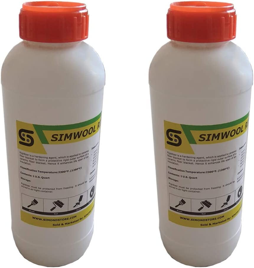 Simwool Rigidizer - Coating for Ceramic Fiber Blanket - 1/2 Gallon ...