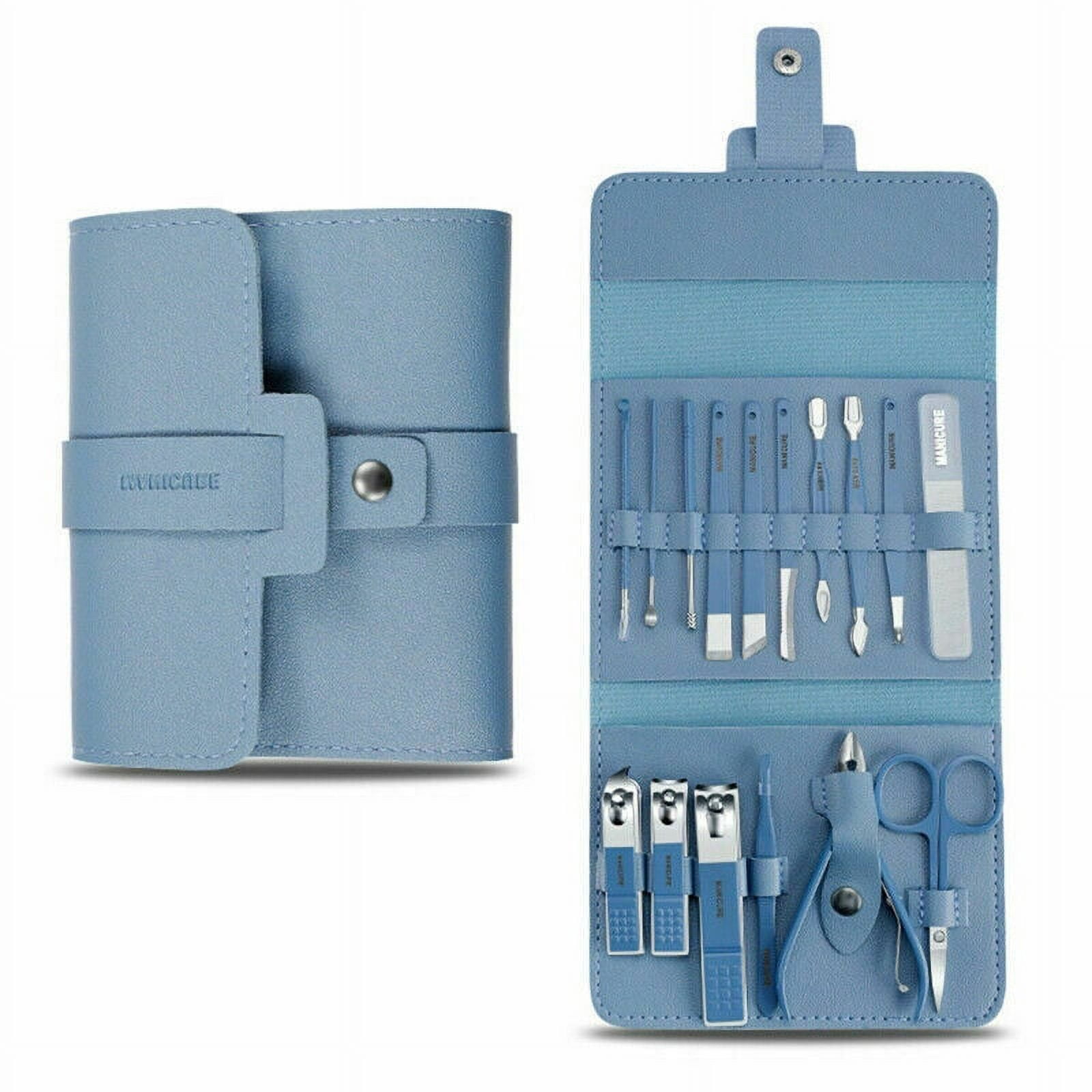 Simyoung 16pcs Manicure Sets,Mini Pedicure Kit & Nail Clippers Set ...