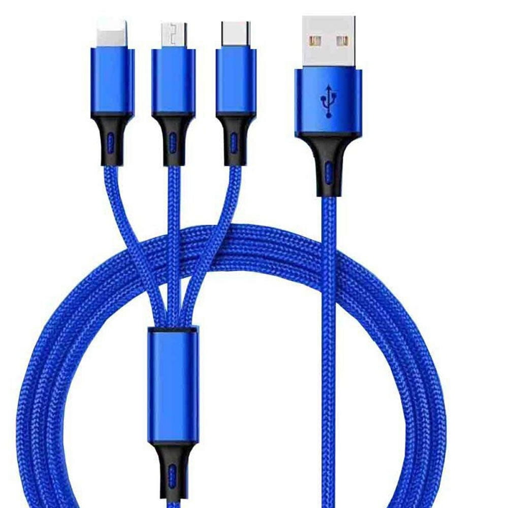 Simyoung 4FT 3-in-1 Multi USB Charging Cable Universal Power Cord for ...