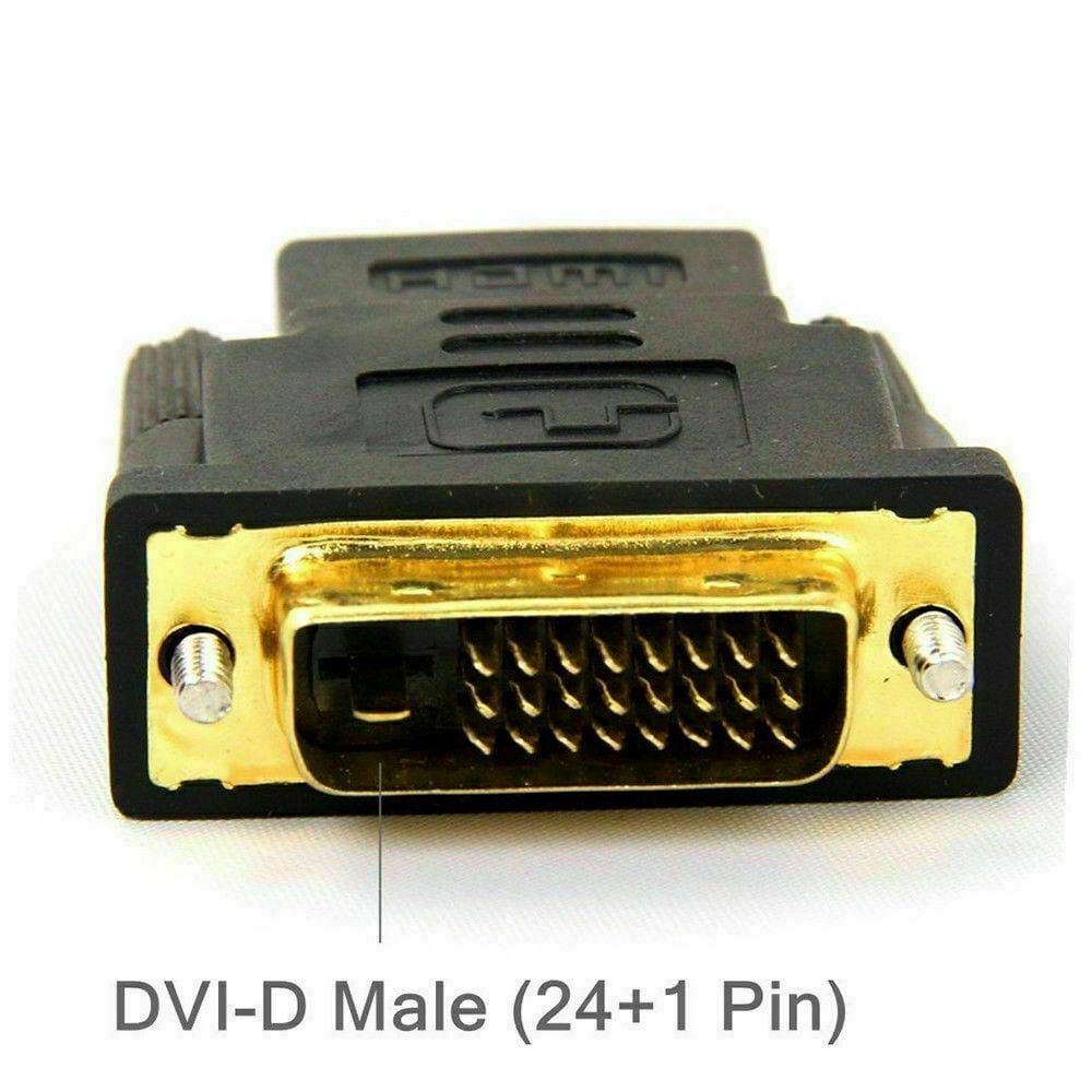 Simyoung DVI-D Male (24+1 pin) to HDMI Female (19-pin) HD HDTV Monitor ...
