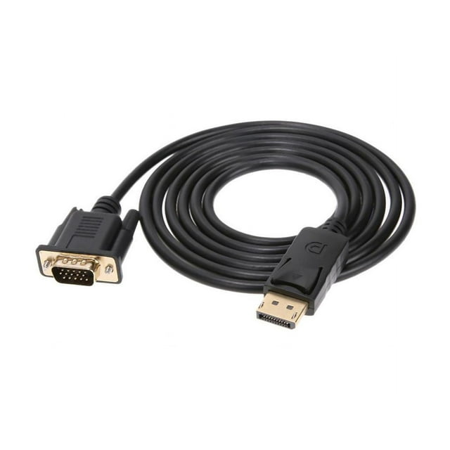 Simyoung DisplayPort to VGA 6 Feet Cable, Uni-Directional DP ...