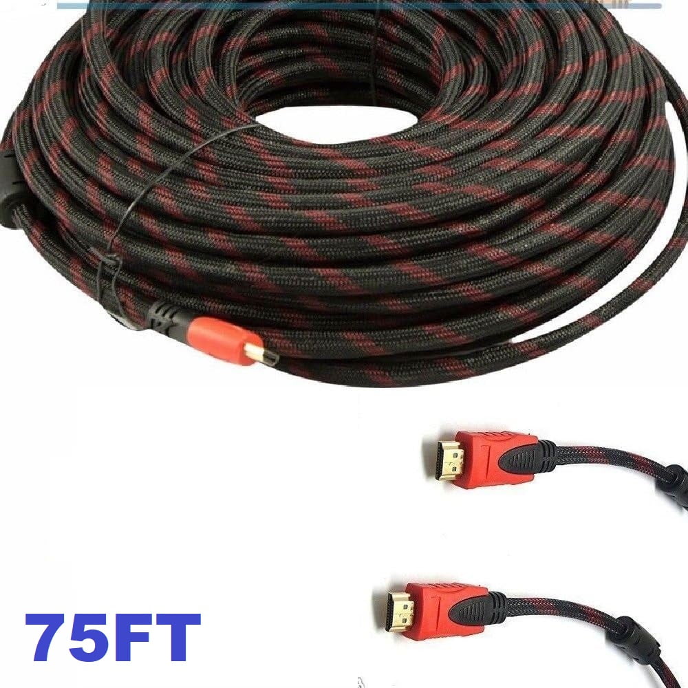 Simyoung HDMI Cable 2.0 75 FEET, Ultra-High Speed Supports Ethernet ...