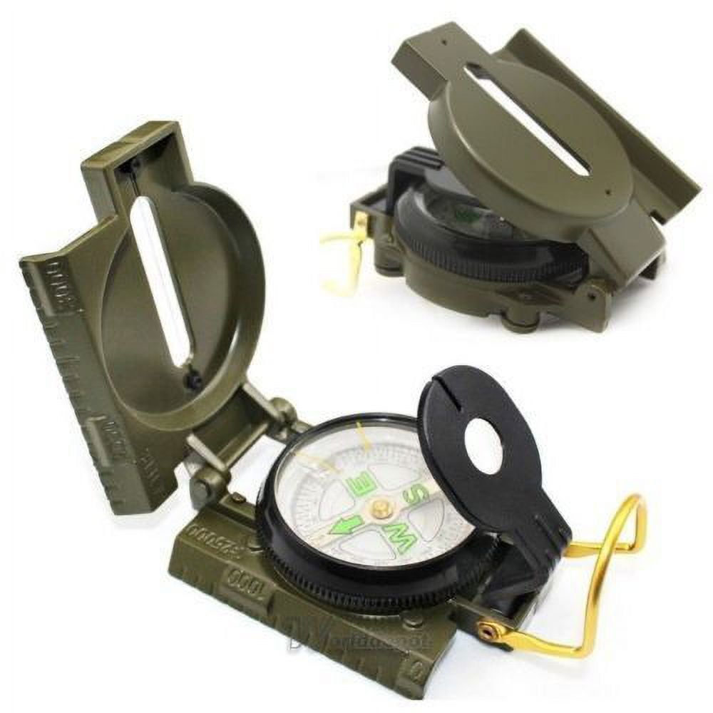 Simyoung Multifunctional Metal Pocket Army Style Compass Military ...