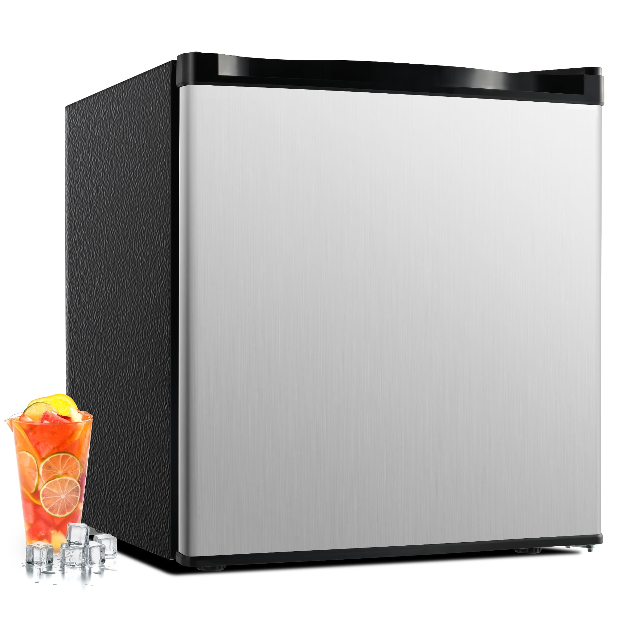 Simzlife Small Apartment Size 1.6 Cu.ft Single Door Mini Fridge with ...