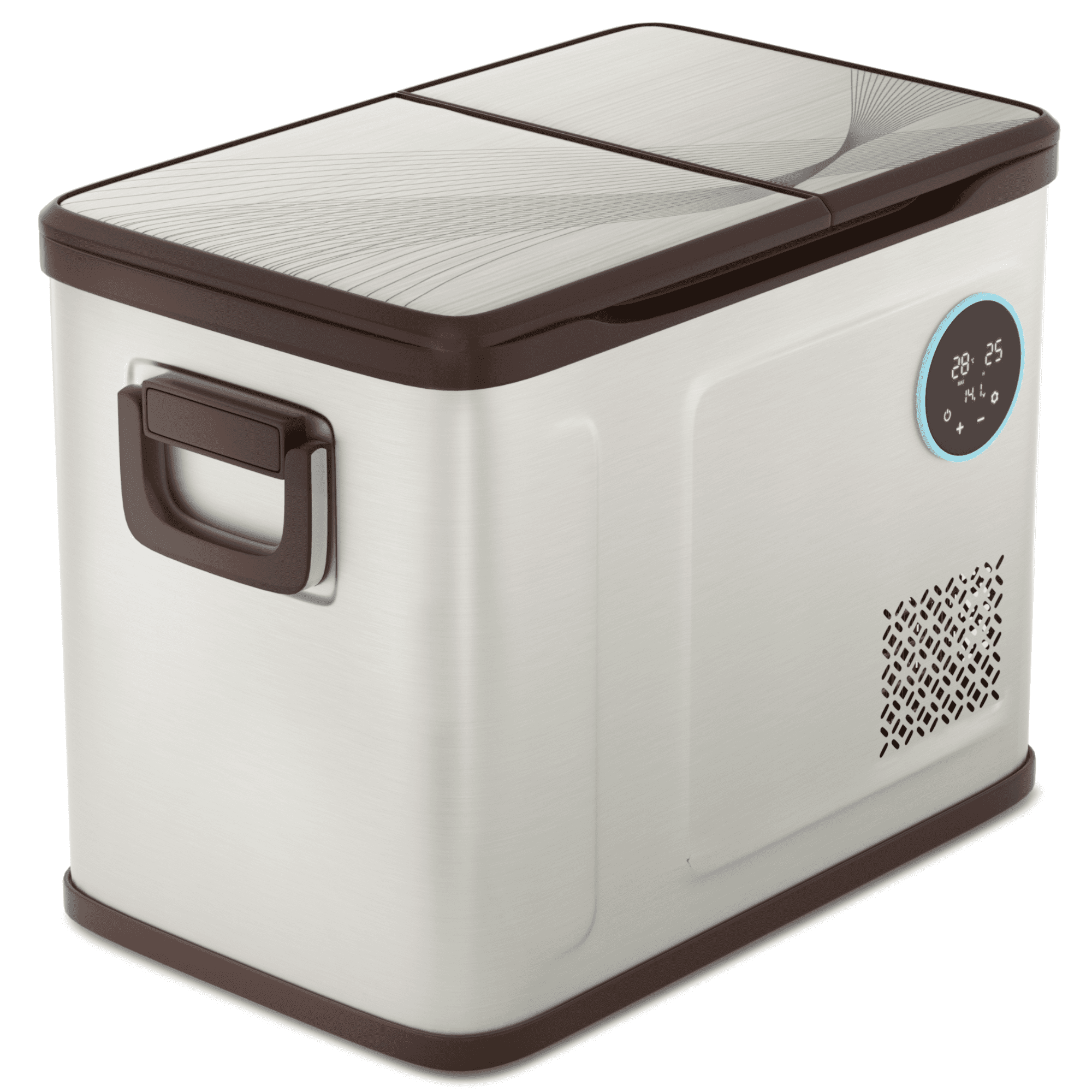 Simzlife 12 Volt Dual Zone Refrigerator, 49QT(45L) Portable Car ...