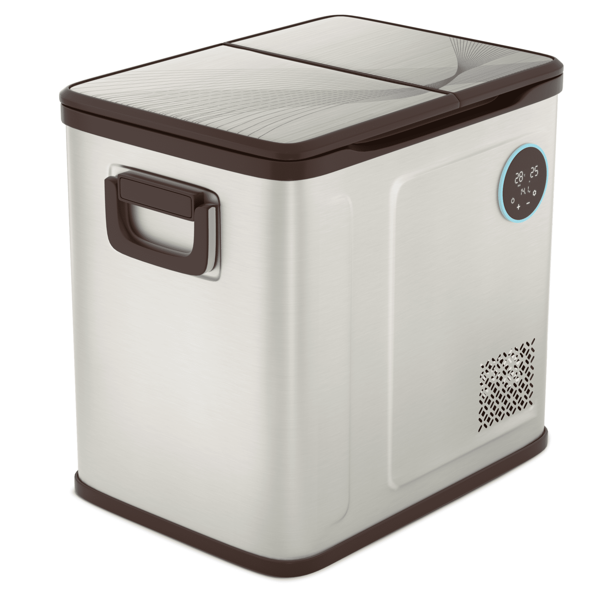 Simzlife 12 Volt Dual Zone Refrigerator, 59QT(55L) Portable Car ...