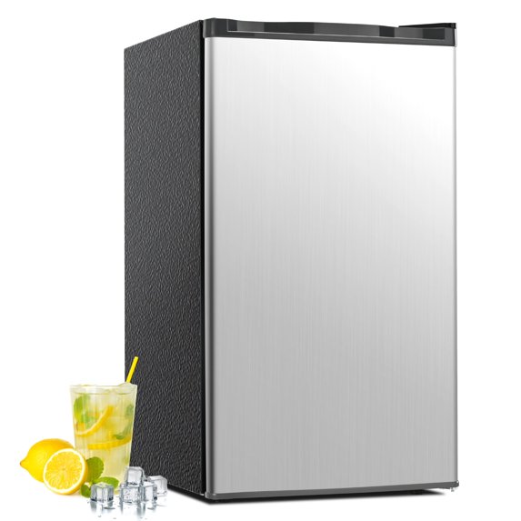 SIMZLIFE Mini Fridge with Separate Freezer, Compact Single Door, 3.2 Cu ...