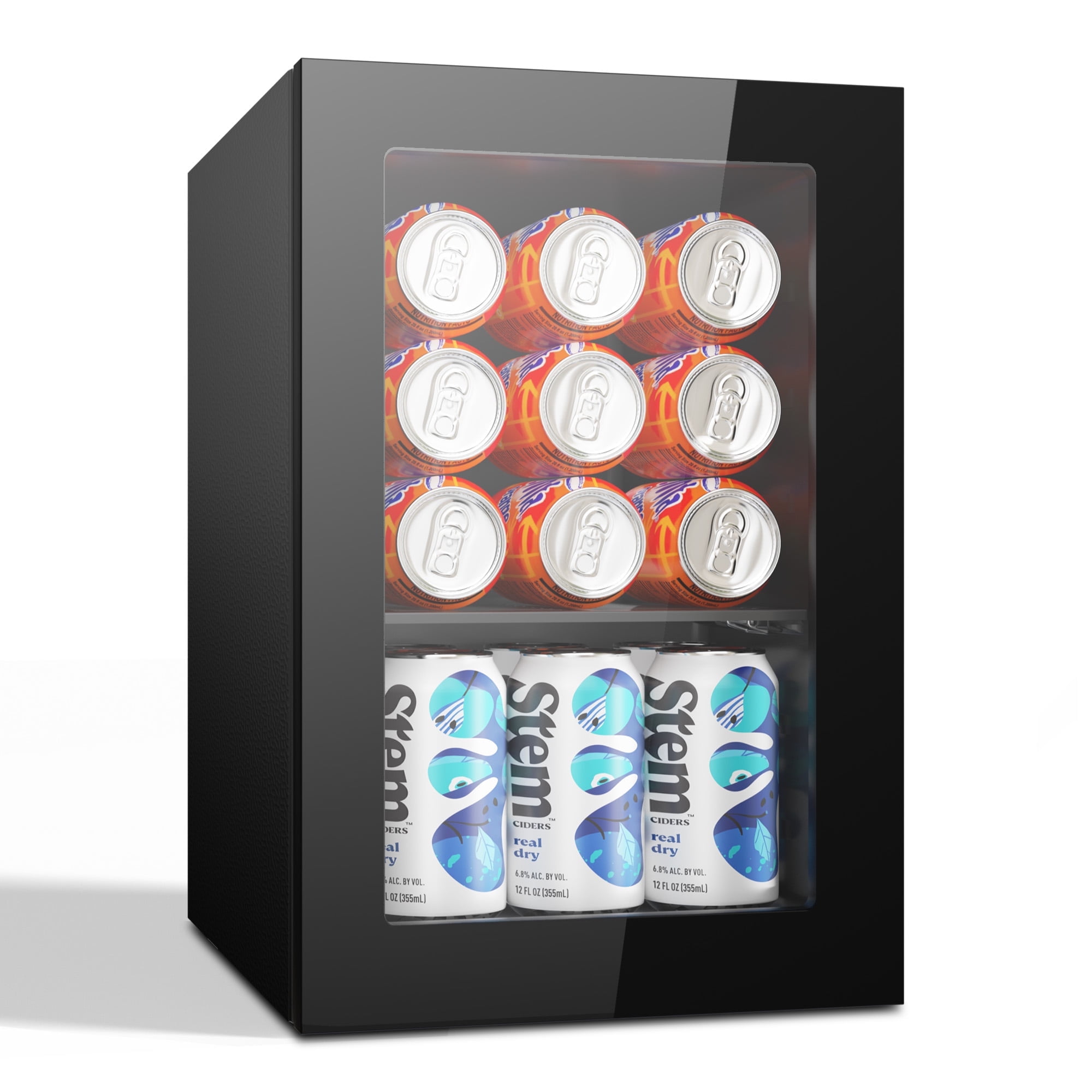 Simzlife 6 Bottles and 24 Cans Mini Beverage Refrigerator & Portable ...