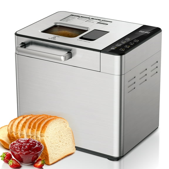 Free Shipping! Neretva Bread Maker, 20-in-1 Automatic Bread Machine ...