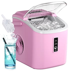 SIMZLIFE 26 lbs/24H Portable Countertop Ice Maker Machine, Bullet Ice ...