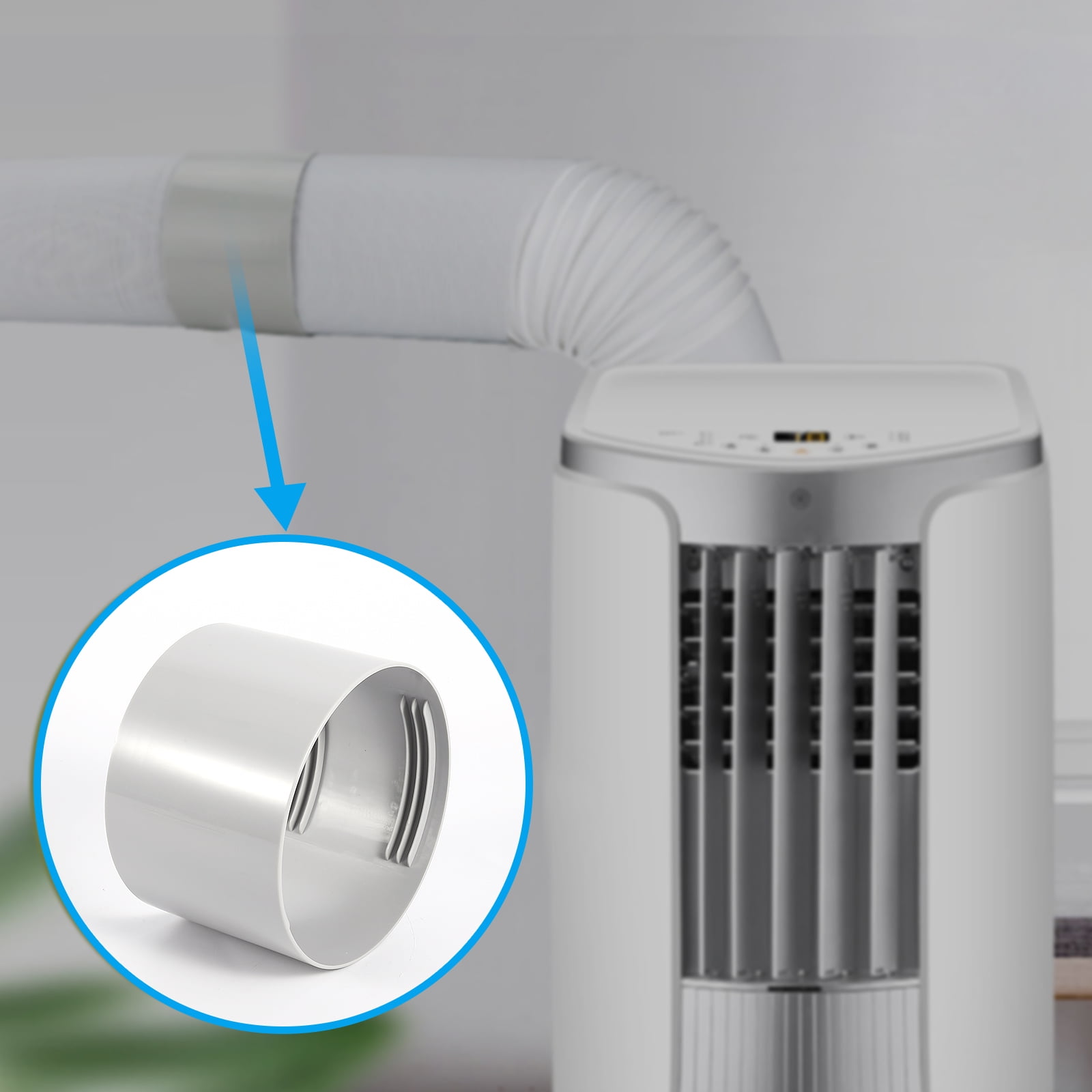 Simzone Air Conditioner Hose Extension Coupler 5.9 inch, Portable AC ...