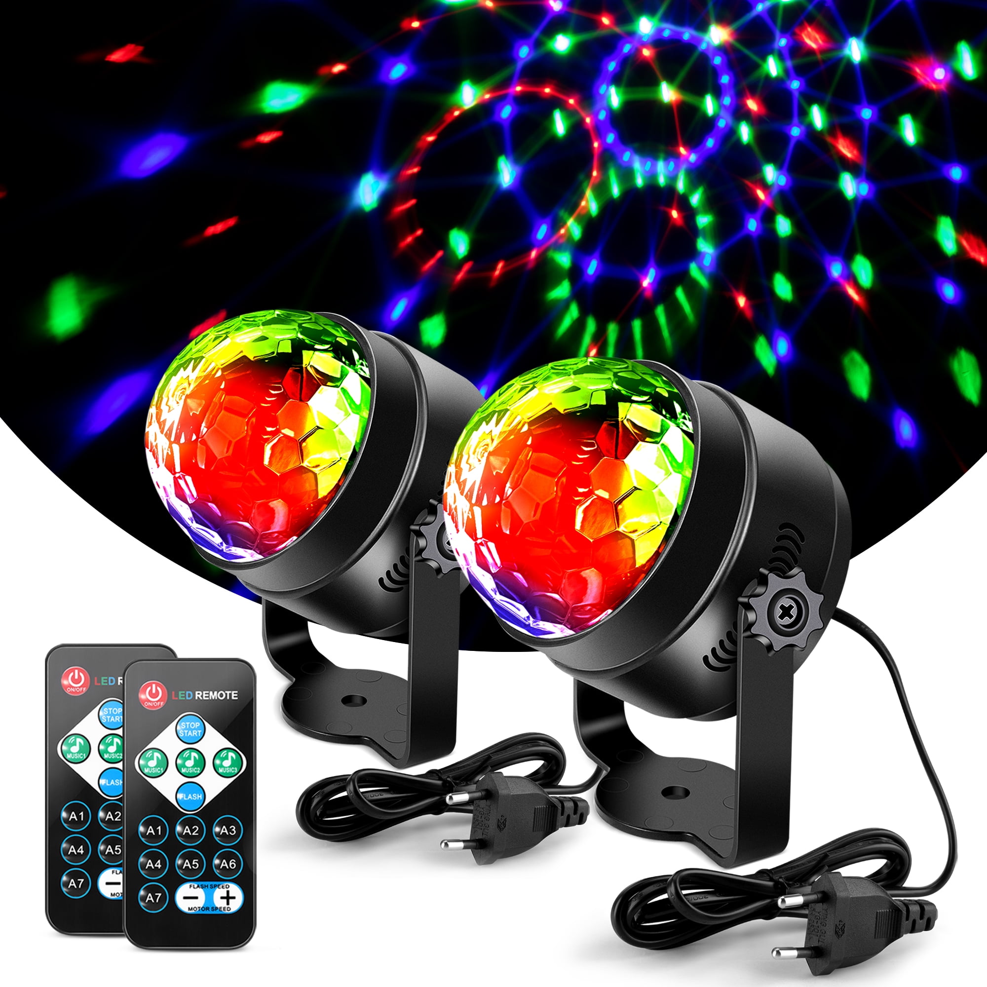 Simzone Disco Party Lights ,Strobe Lights for Parties,Sound Activated ...