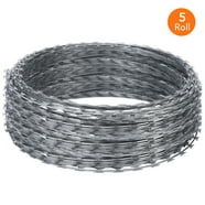 vidaXL Razor Wire Nato Helical Wire Fence Concertina Wire Galvanized ...