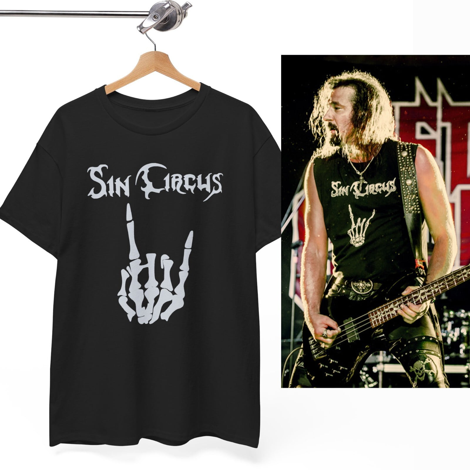 Sin Circus As Worn By Steve Unger from Metal Church, Music Shirt ...