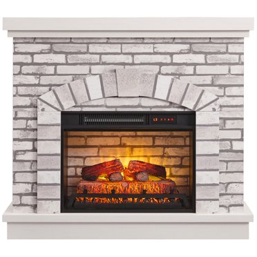 Meble Furniture Recessed Wall-mounted Electric Fireplace Black ...