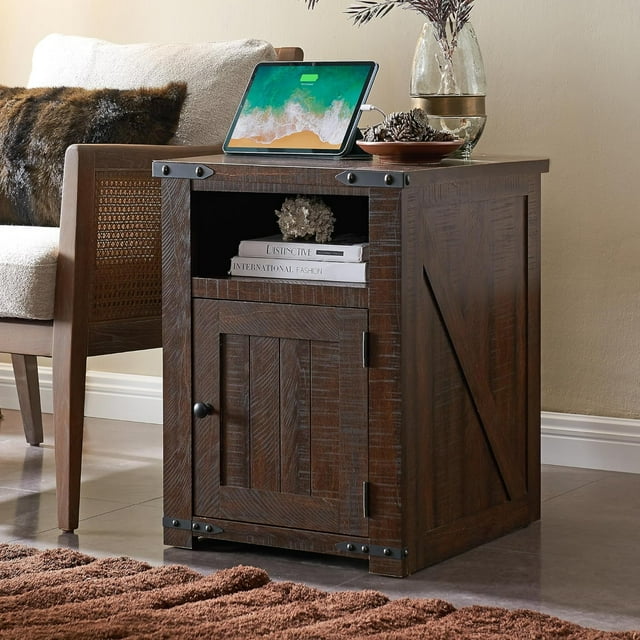 SinCiDo Farmhouse Furniture Living Room Decor, Tall TV Stand for 80 ...