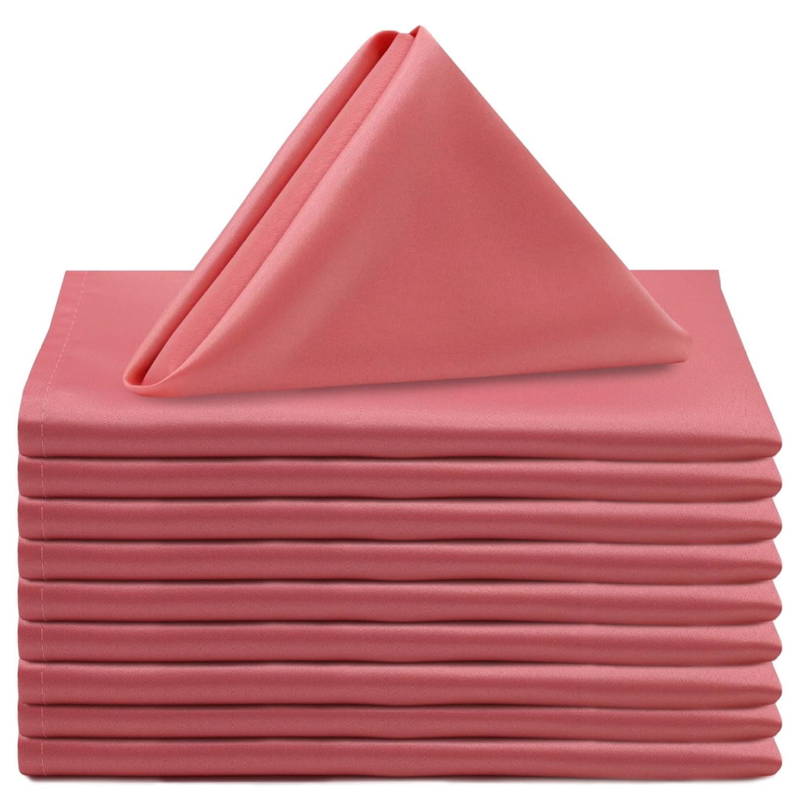 SinYYH - 10 Pack 20 Inch L'Amour Napkins Coral, Oversized, Double ...