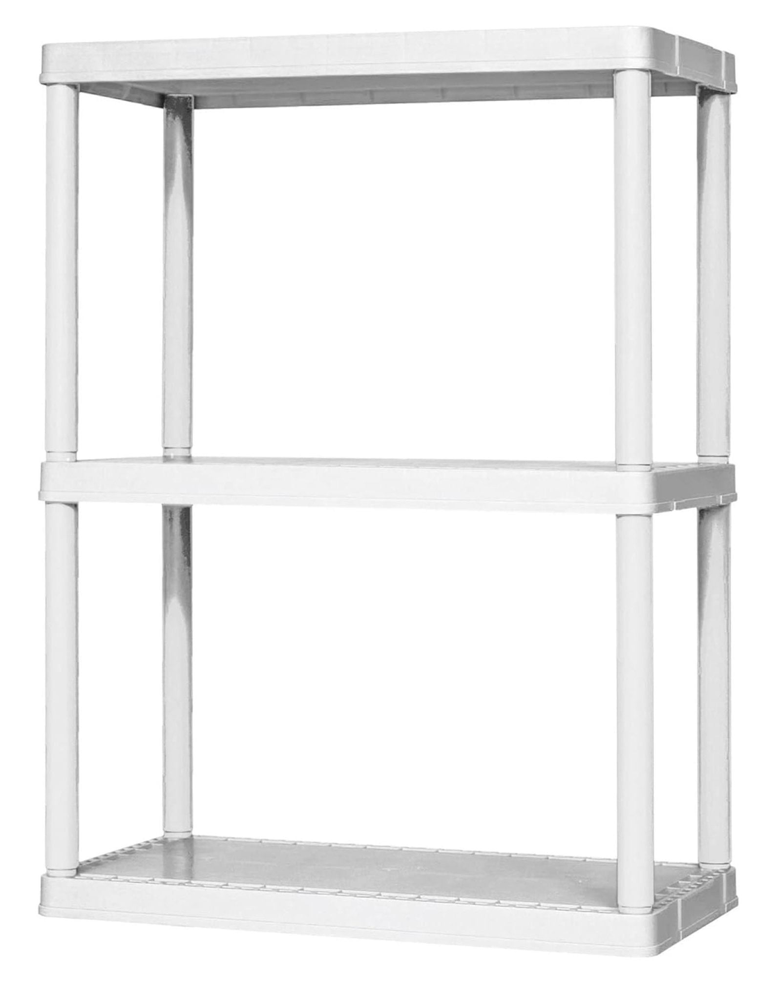 SinYYH 3 Shelf Fixed Height Light Duty Storage Unit 12 x 24 x 33 ...