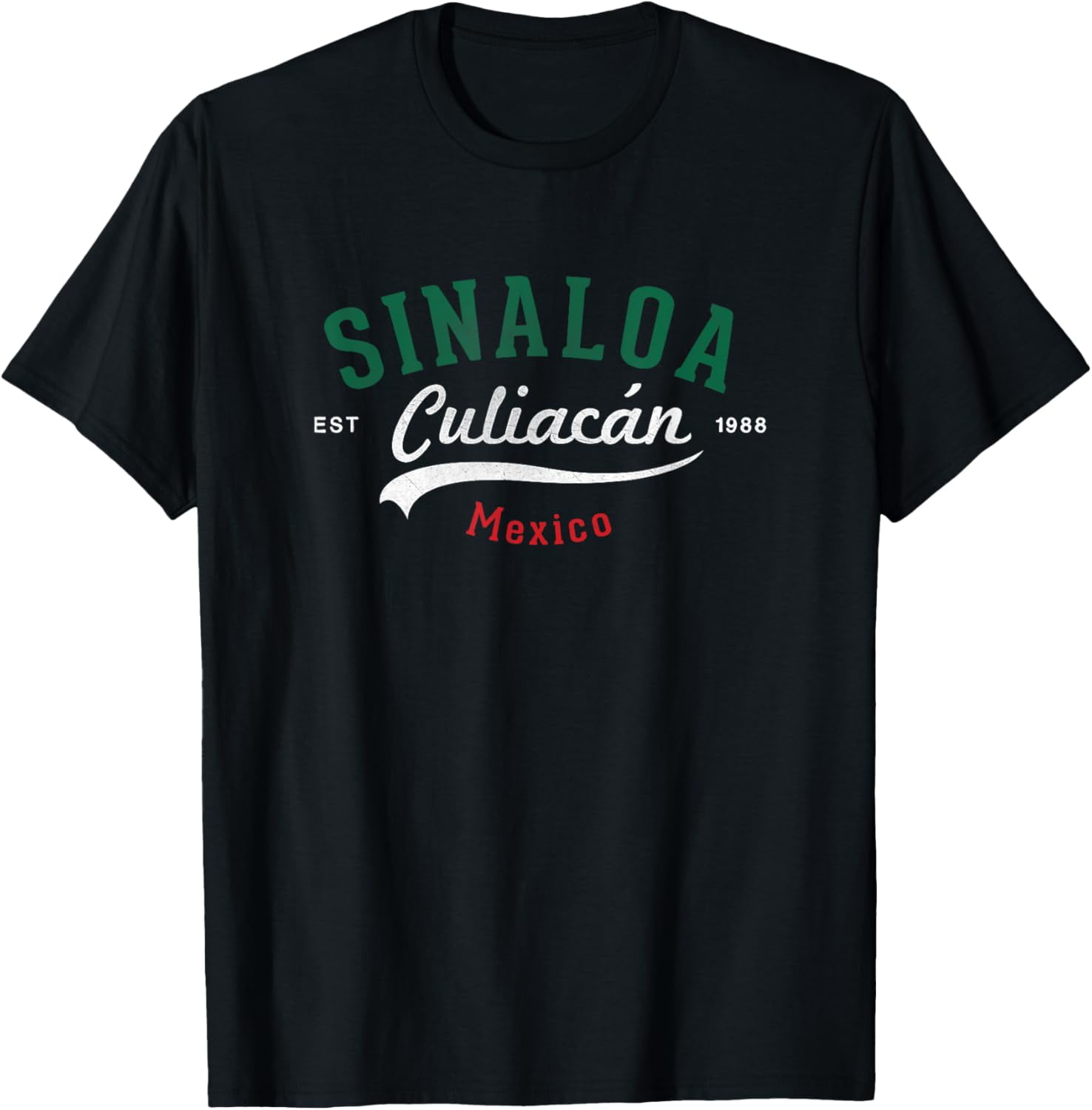 Sinaloa Culiacan Mexico Vintage Retro Estado De Sinaloa T-Shirt ...