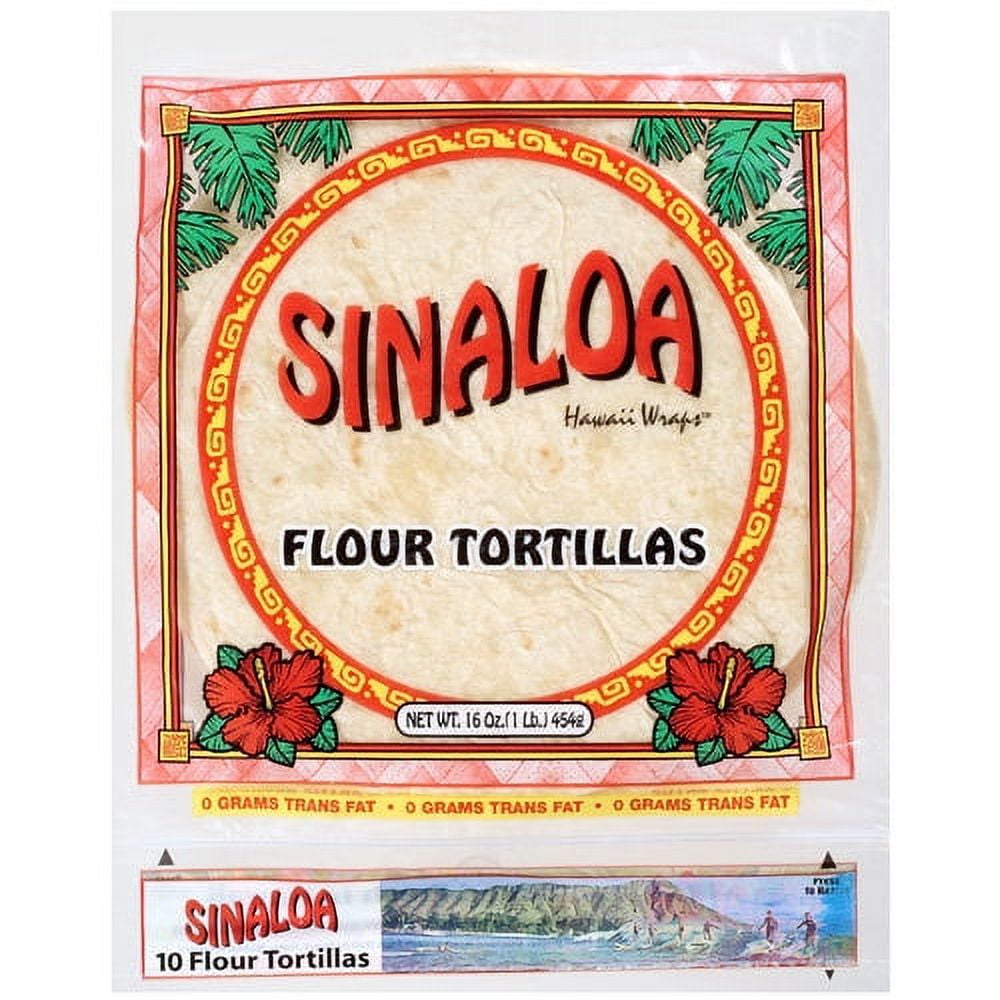 Sinaloa Hawaii Wraps: Flour Tortillas, 16 oz - Walmart.com