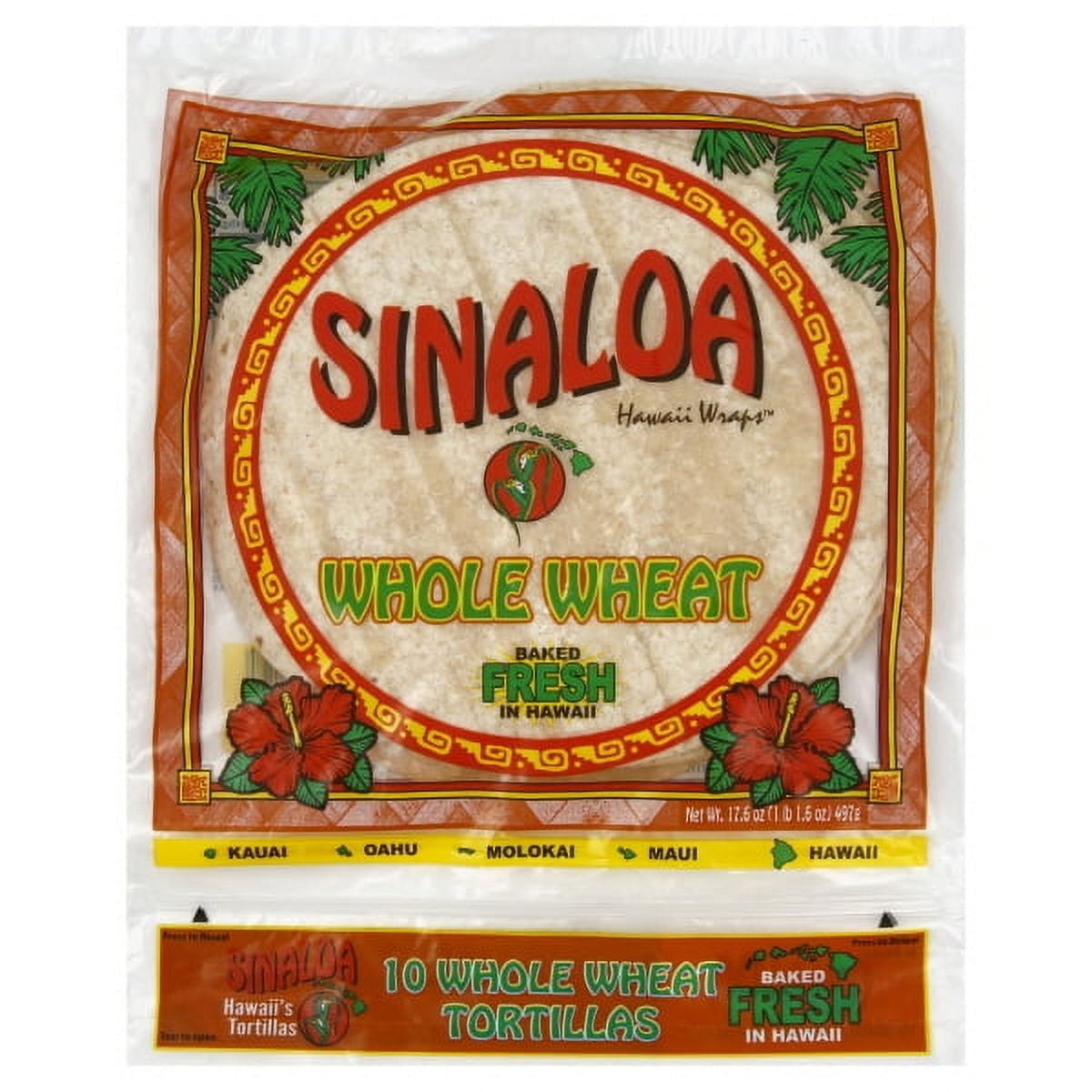 Sinaloa Hawaiian Tortillas Sinaloa Tortillas, 10 ea - Walmart.com