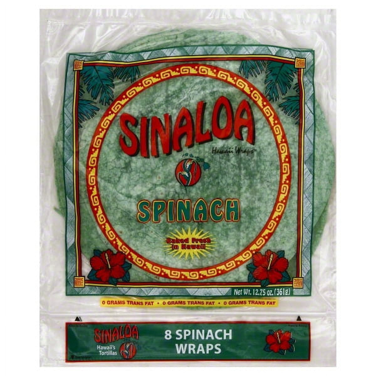 Sinaloa Spinach Tortilla 10" 8ct - Walmart.com