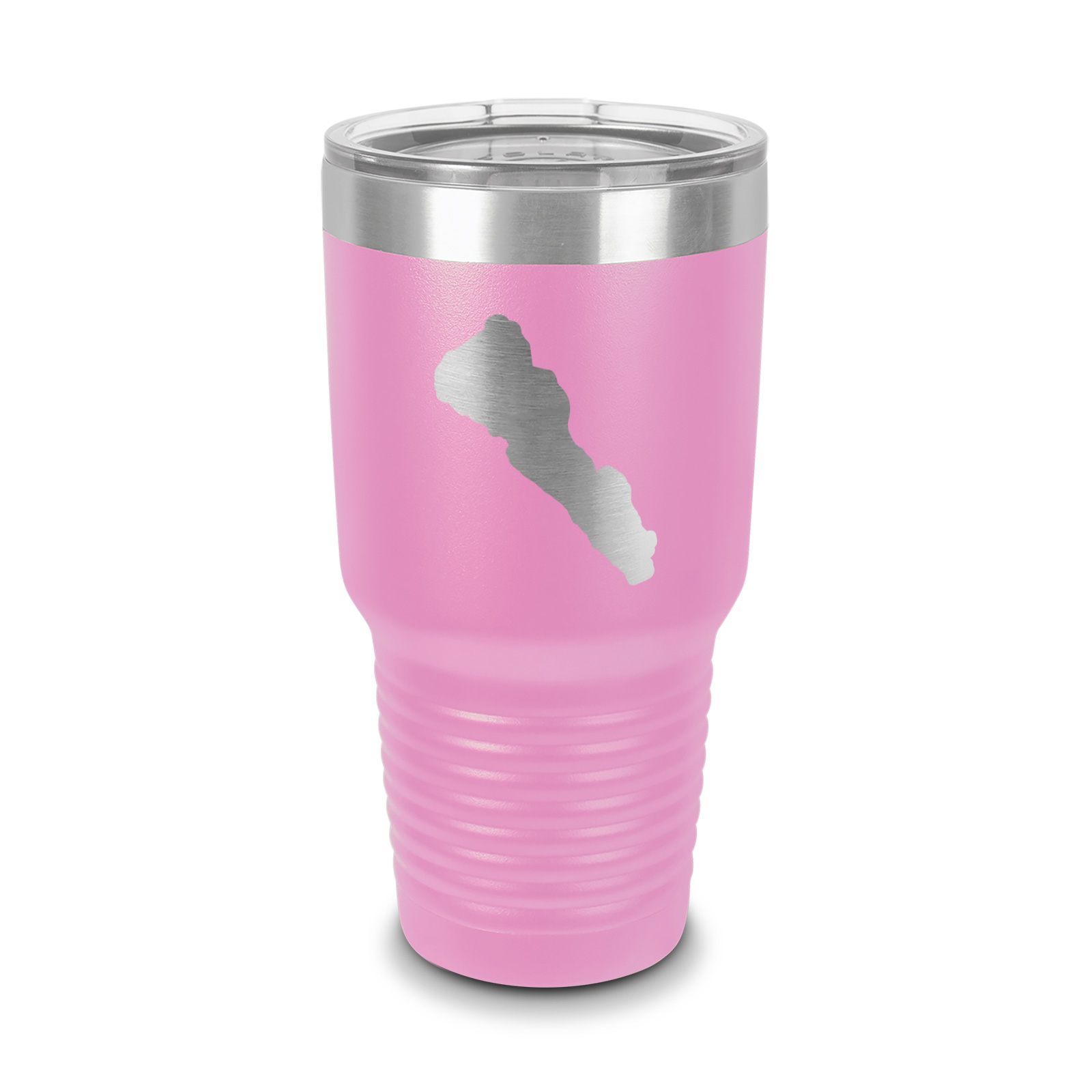 Sinaloa State Shaped Tumbler 30 oz - Laser Engraved w/ Clear Lid ...