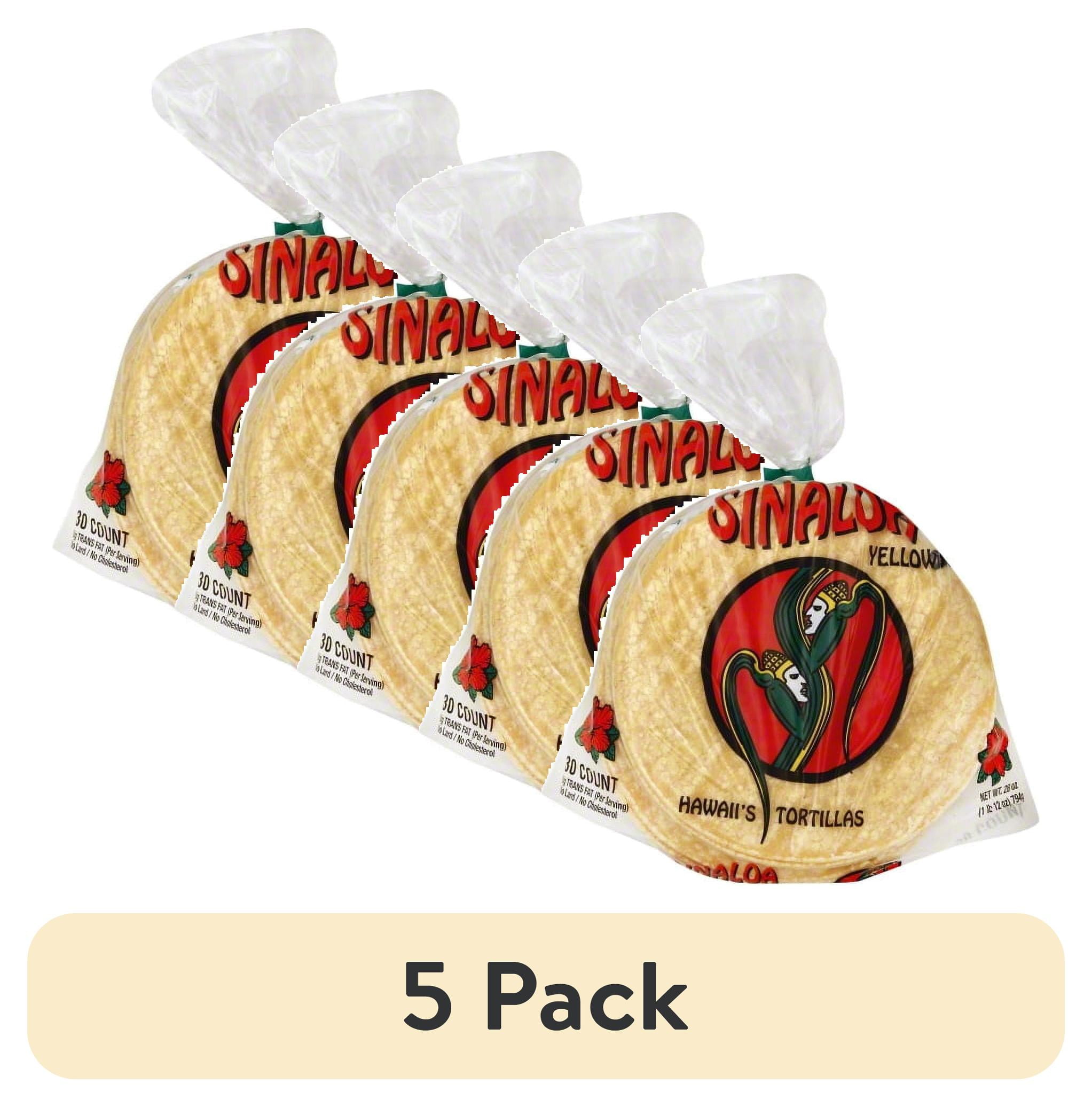 (5 pack) Sinaloa Yellow Corn Tortilla 30ct - Walmart.com