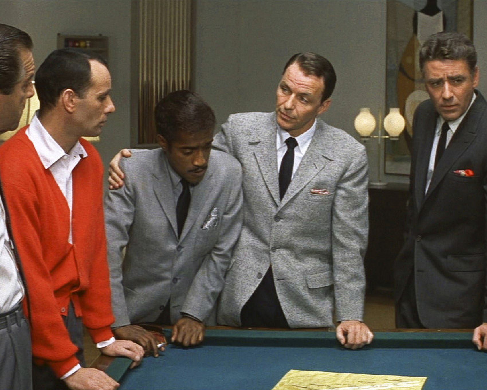 Sinatra And Sammy Davis Jr. And Peter Lawford And Joey Bishop In Ocean ...