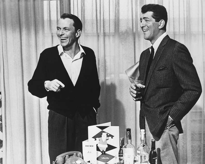Sinatra & Dean Martin Smiling 24x36 Classic Hollywood Poster - Walmart.com