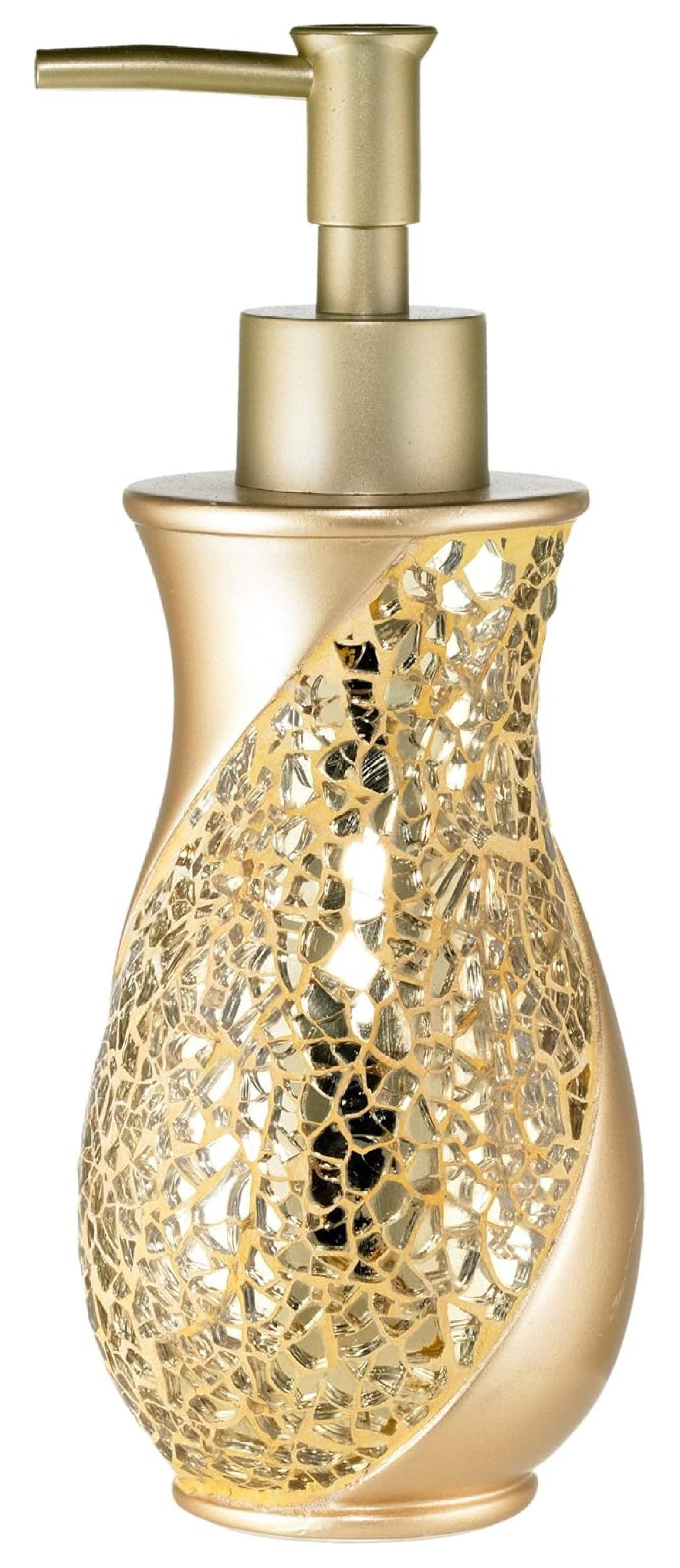 Sinatra Soap Dispenser/ Pump Unique Design Bling Glass Mosaic Décor ...