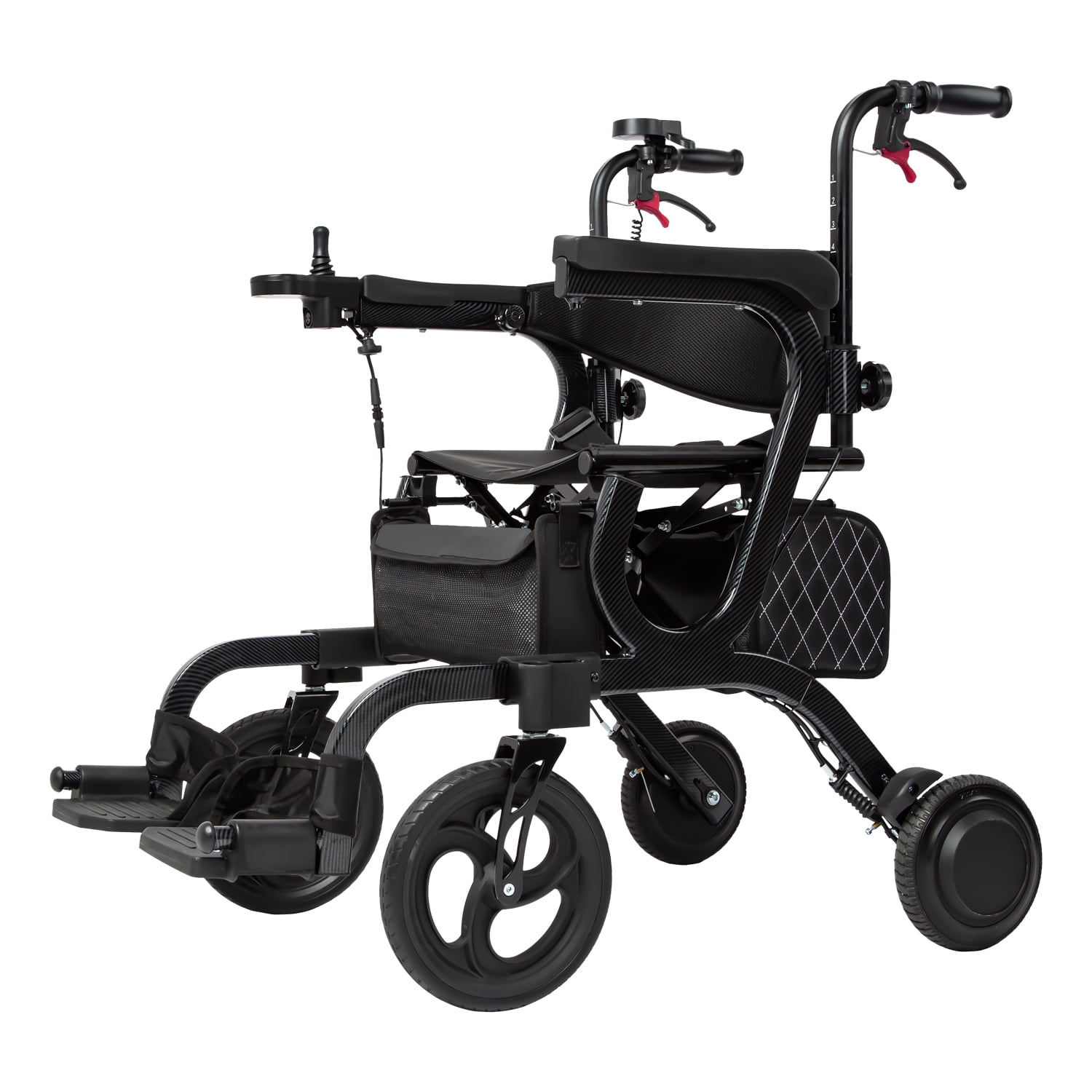 Sinceborn 4 in 1 Intelligent Electric Wheelchair,Rollator Walker with ...