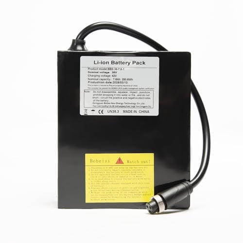 Sincebron Lithium-ion Battery 36V 7.8Ah for Electric Rollator（ER-X2,OBC ...